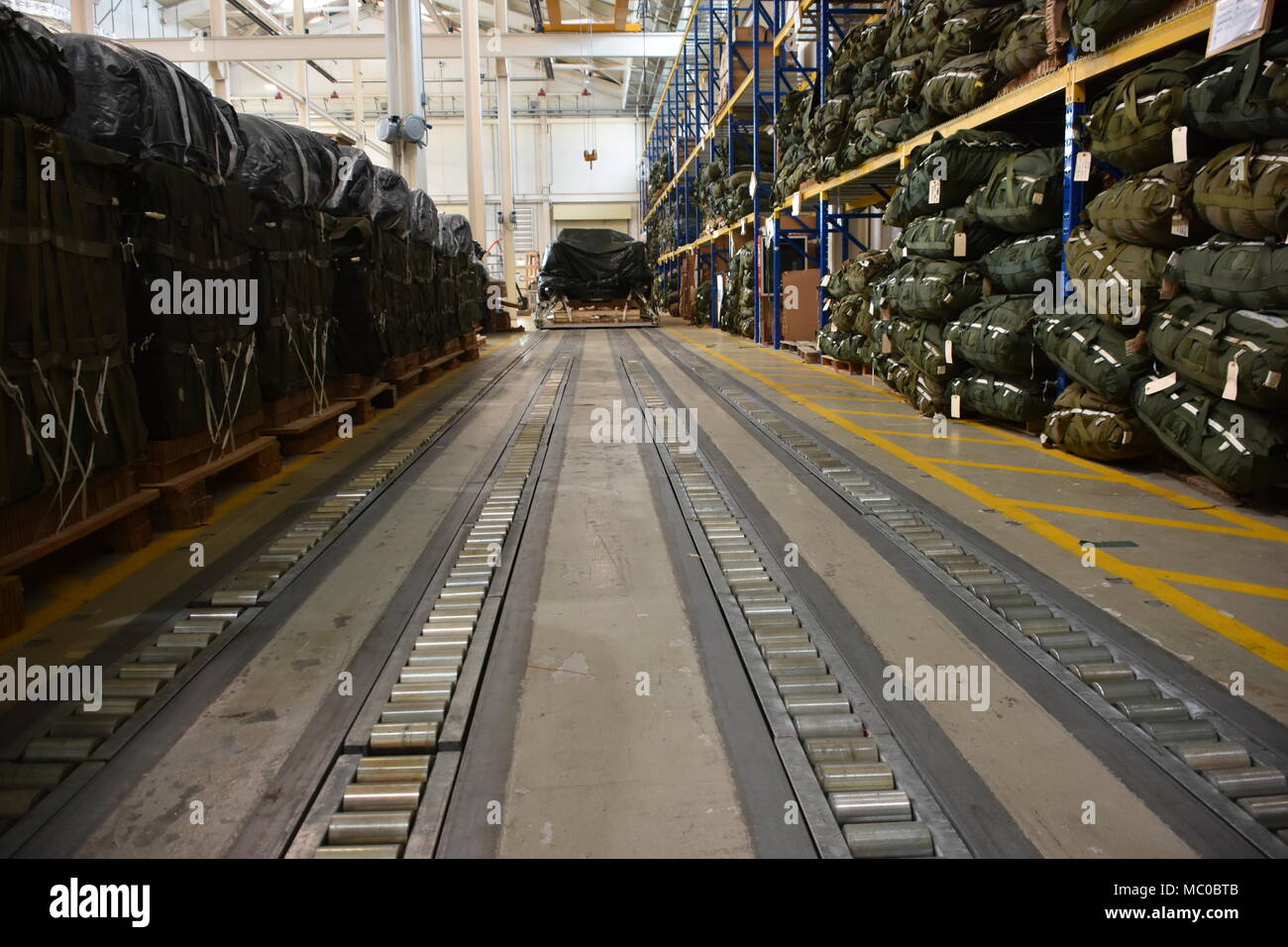 This is the line where US Army vehicles and weapons systems are rigged ...