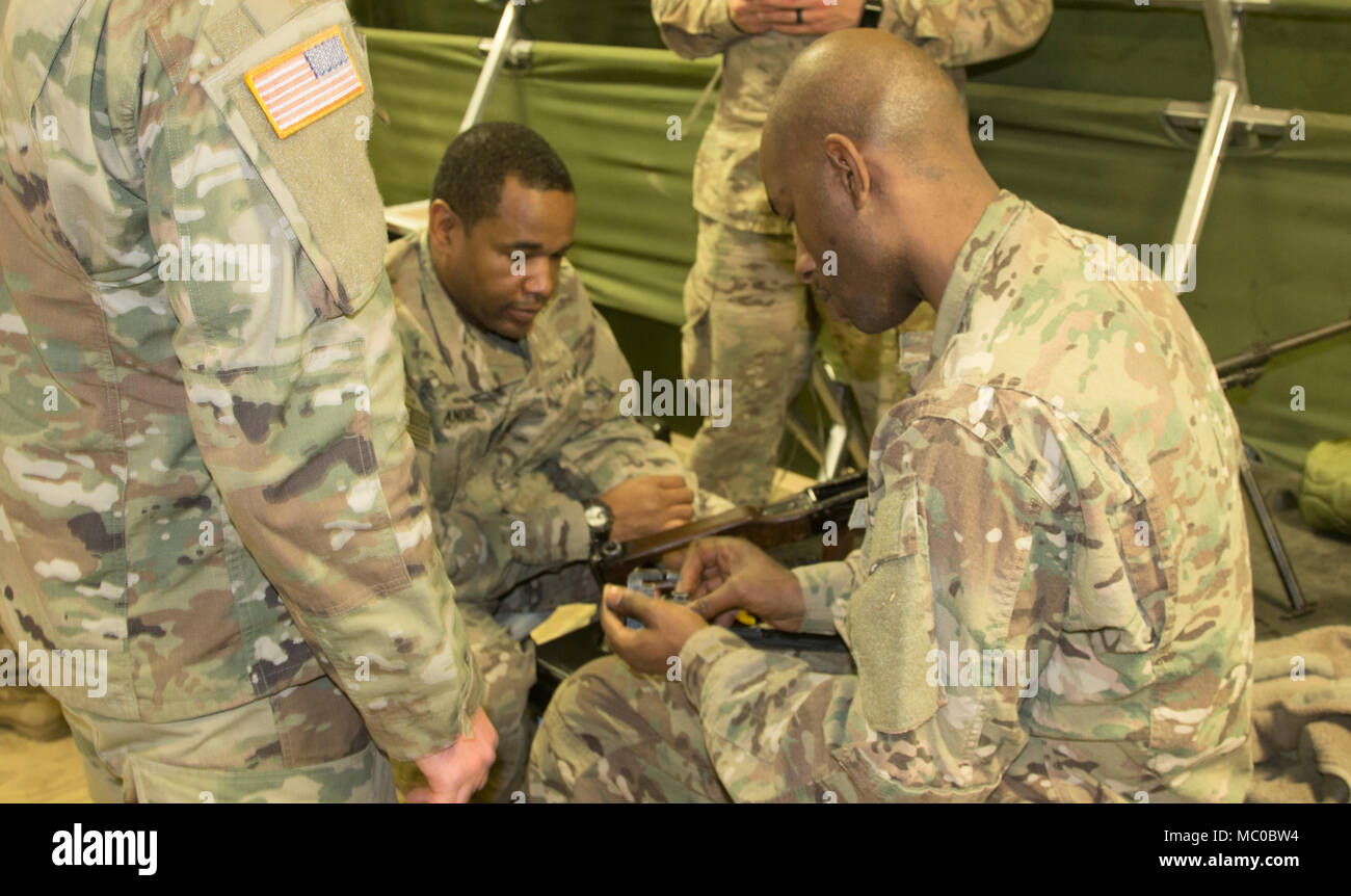 Soldiers assigned to the 4th Battalion, 1st Security Force Assistance ...