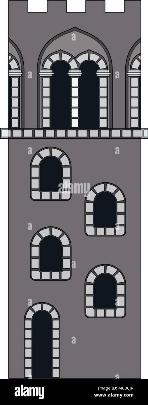 tower of medieval castle isolated icon Stock Vector Image & Art - Alamy