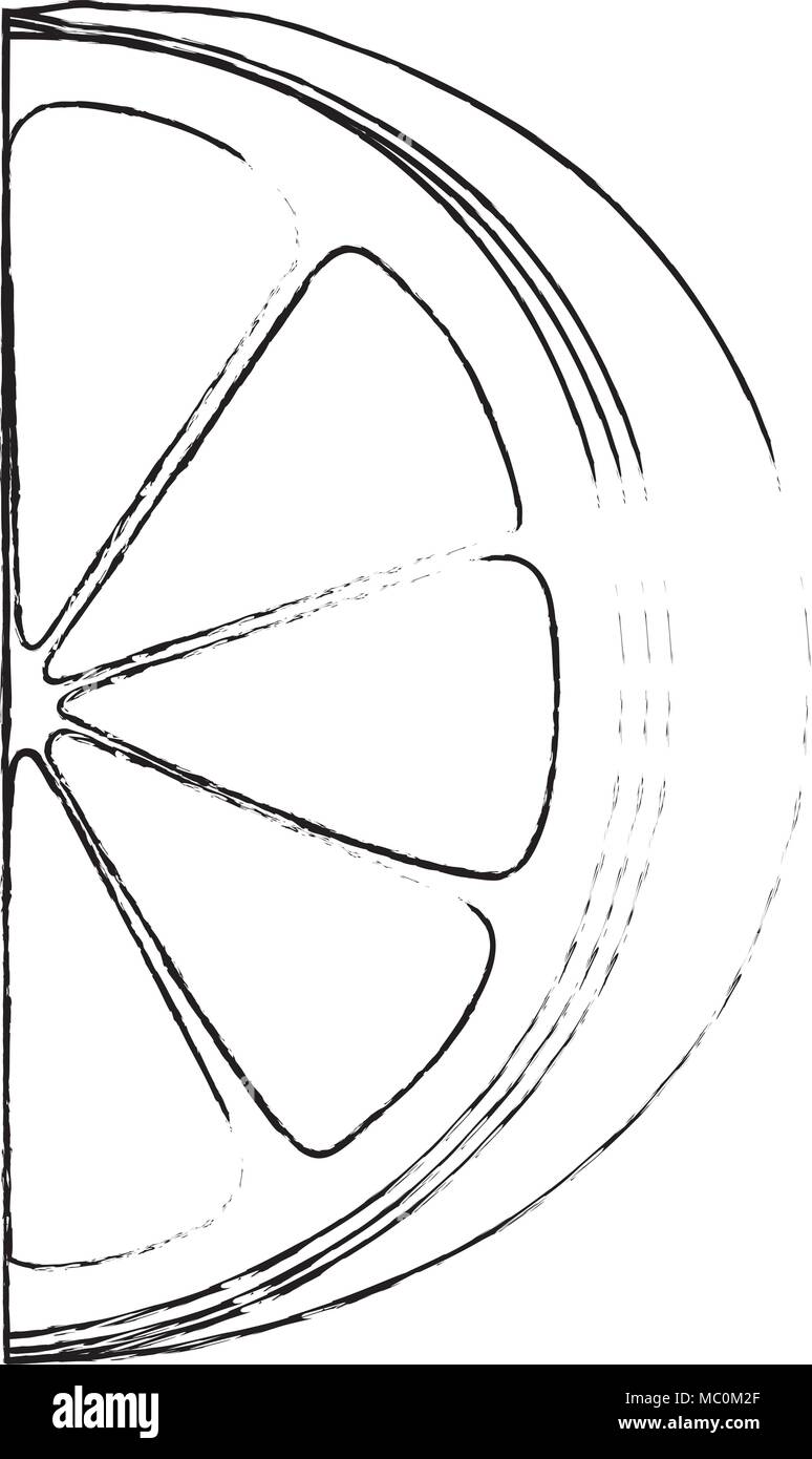 half lemon citrus fruit icon Stock Vector Image & Art - Alamy