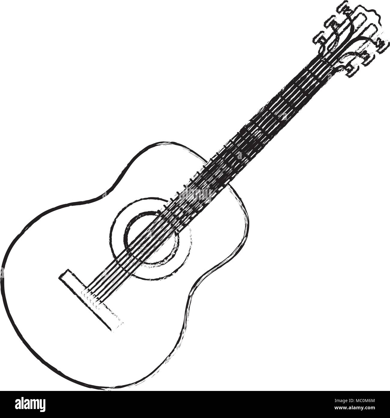 acoustic guitar instrument icon Stock Vector Image & Art - Alamy