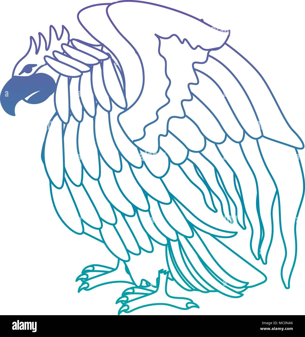 attacking eagle wild icon Stock Vector Image & Art - Alamy