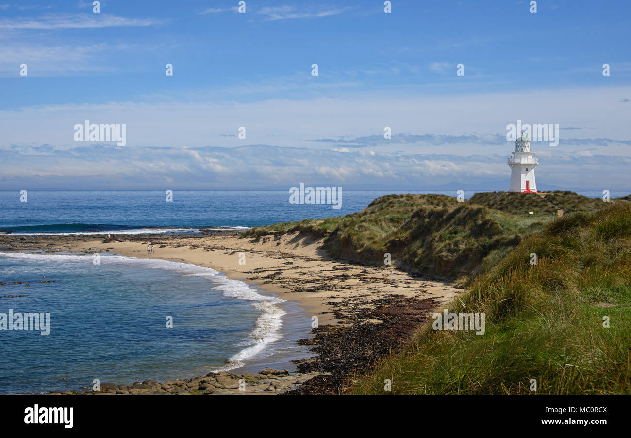 Waipapa Point Lighthouse New Zealand Stock Photo - Alamy