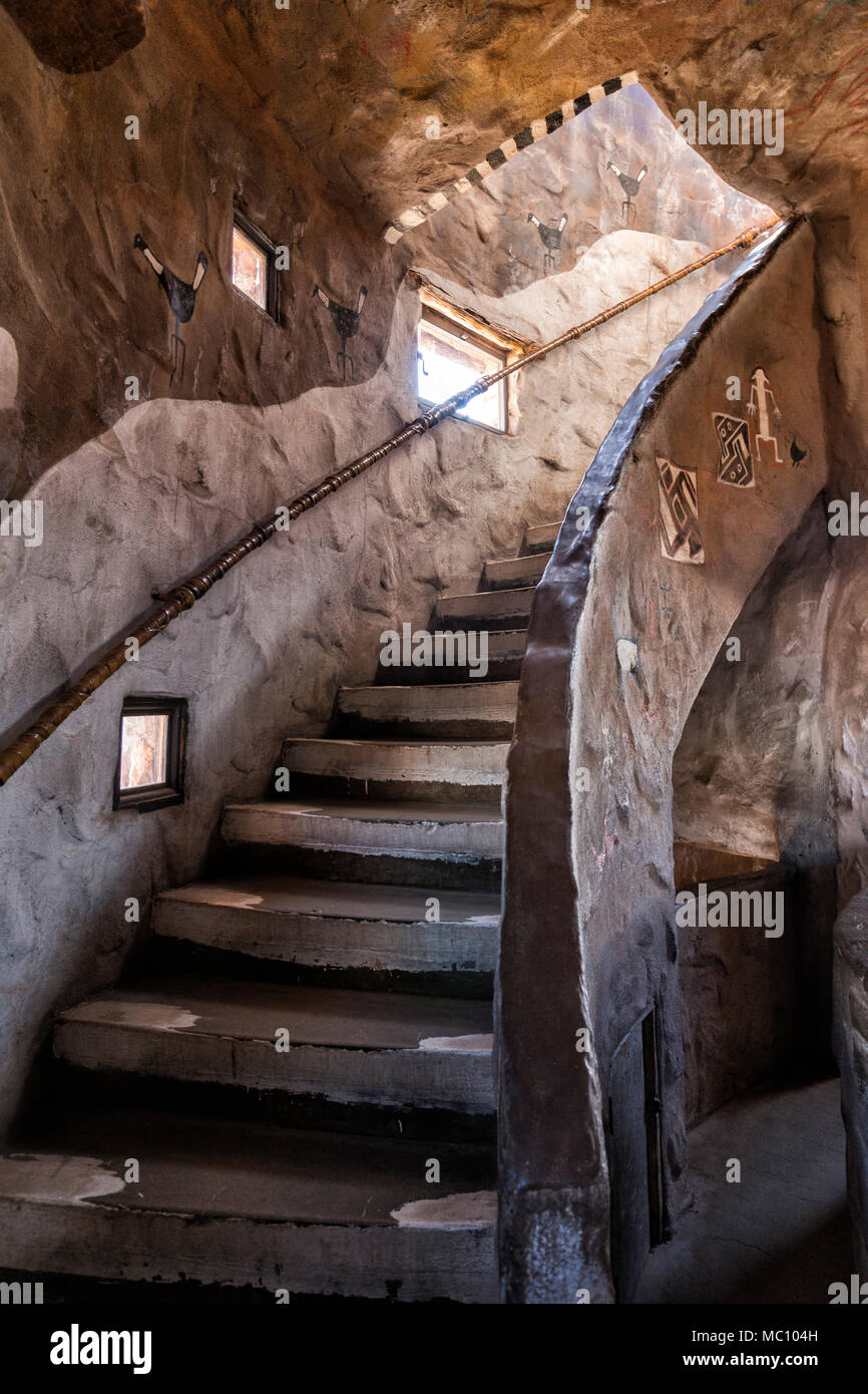 Grand Canyon, Arizona, US - March 28, 2017: Interior of the historic ...