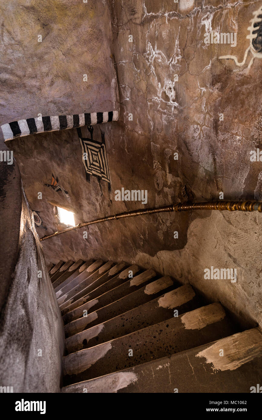 Grand Canyon, Arizona, US - March 28, 2017: Interior of the historic ...