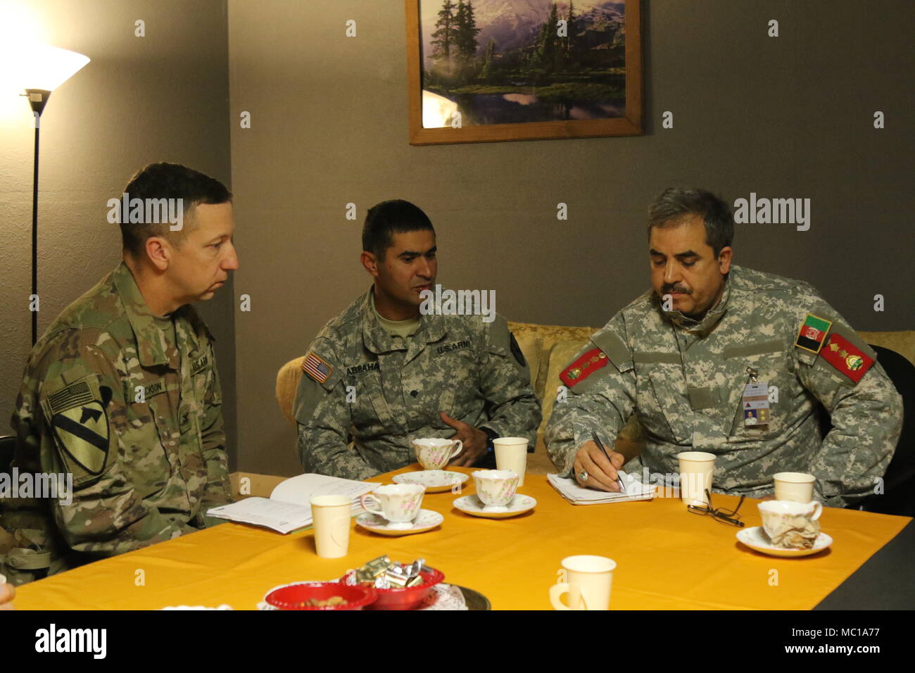 Col. Scott Jackson, 1st Security Force Assistance Brigade commander ...
