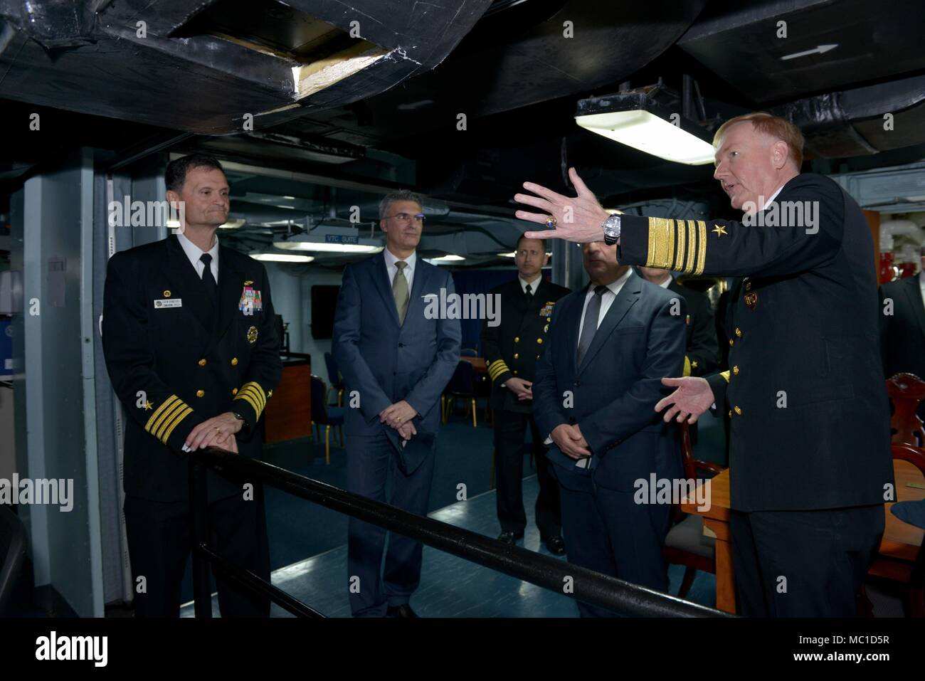 180119-N-GL340-223 VALLETTA, Malta (Jan. 19, 2018) Adm. James G. Foggo ...