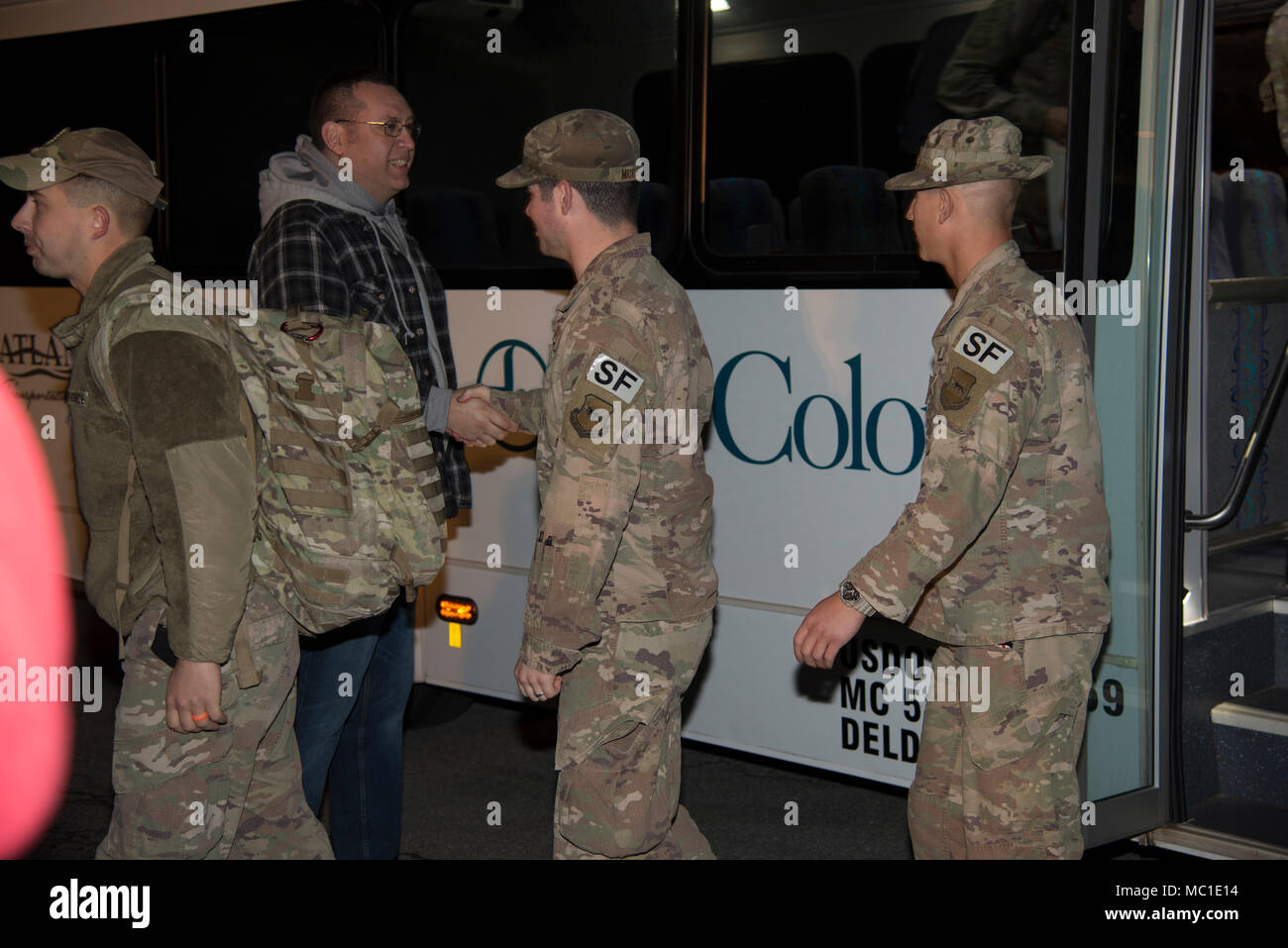 Defenders assigned to the 436th Security Forces Squadron return home ...