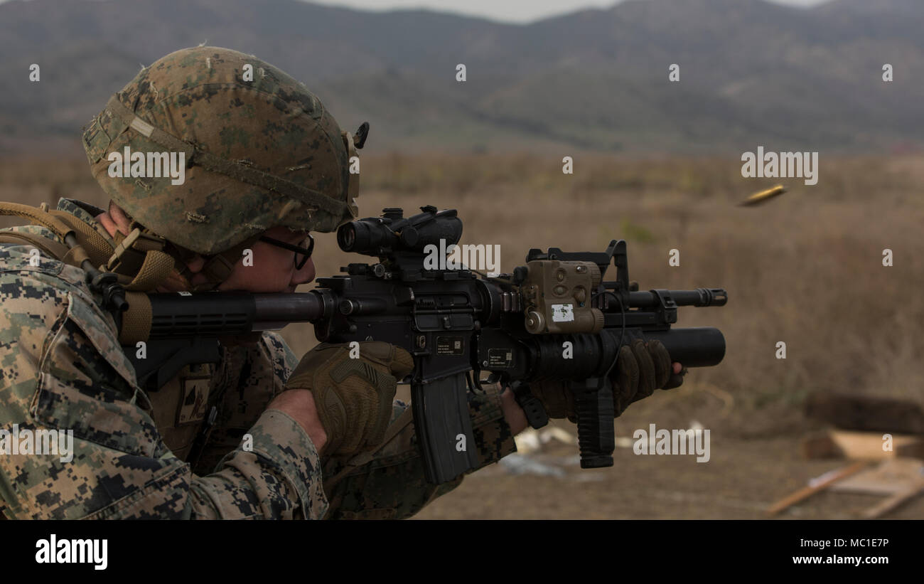 Cpl. Richard Gill, a squad leader for 3rd Battalion, 1st Marine ...
