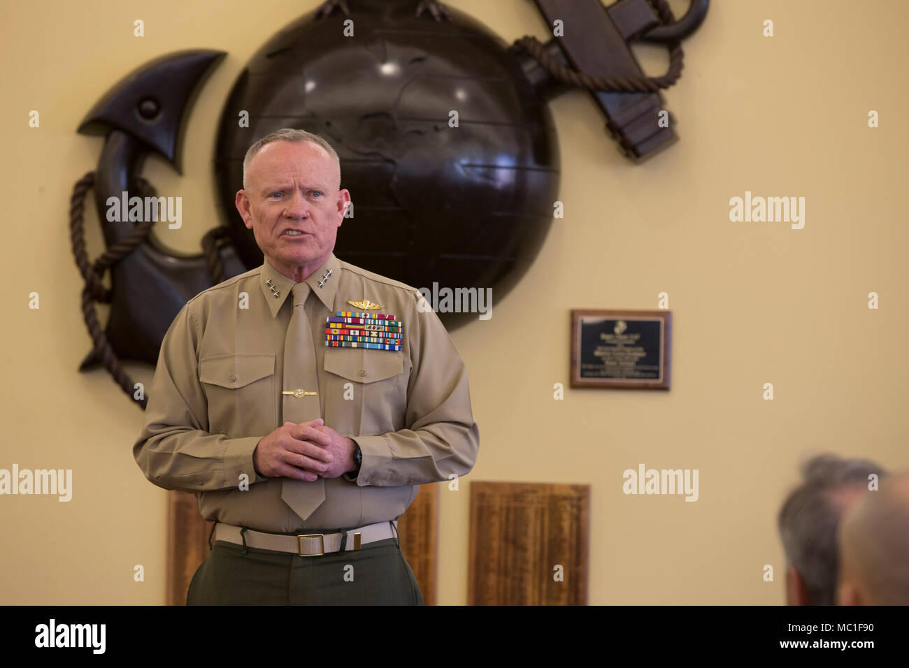 U.S. Marine Corps Lt. Gen. Lawrence D. Nicholson, commanding general ...