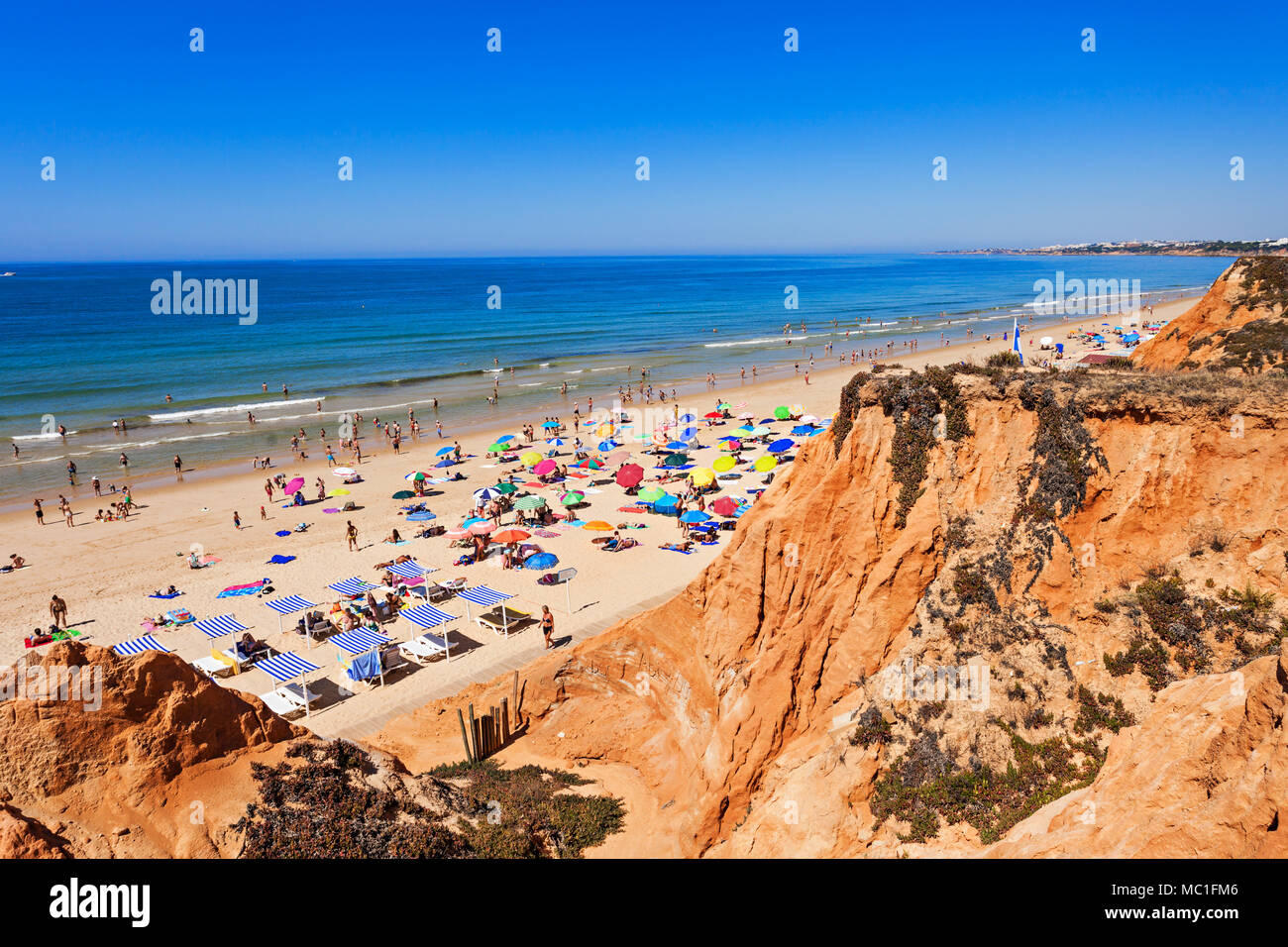 Falesia beach in Albufeira, Algarve region, Portugal Stock Photo - Alamy