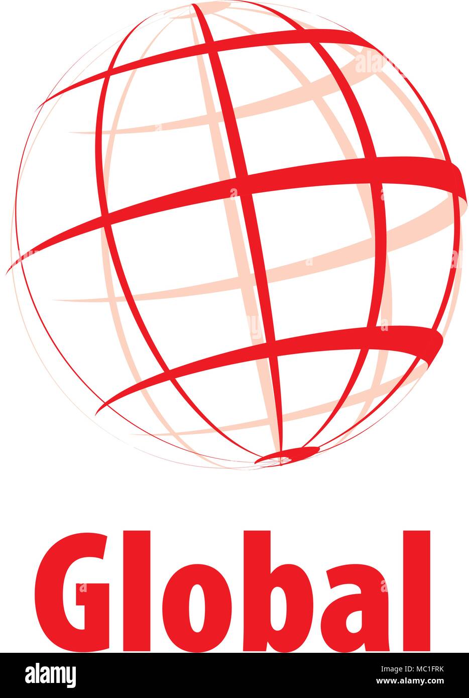 vector logo globe Stock Vector Image & Art - Alamy