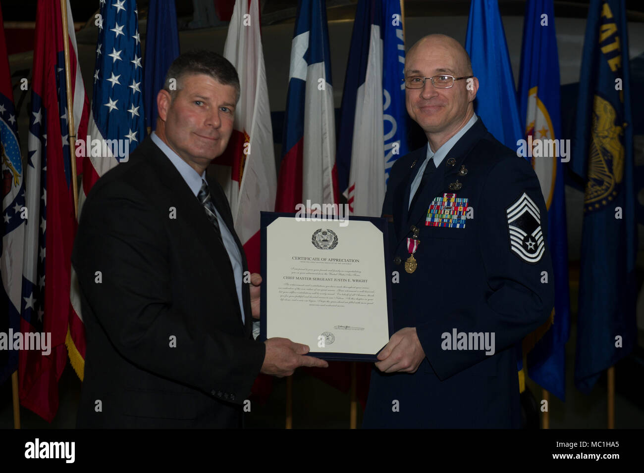 Chief Master Sgt. Justin Wright retires after 26 years of service at ...
