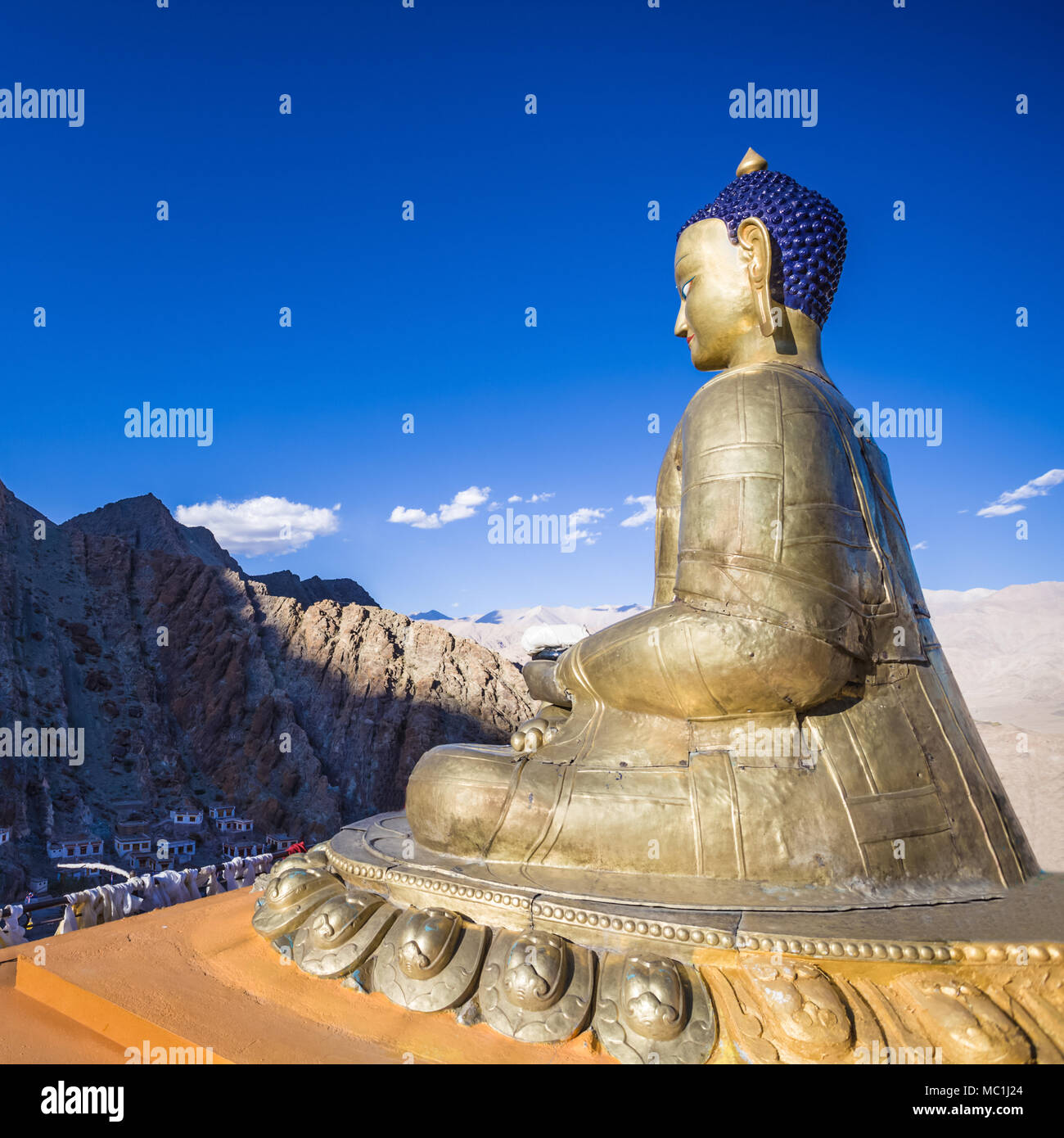 Buddha statue at Hemis Monastery, Leh, Ladakh, India Stock Photo - Alamy