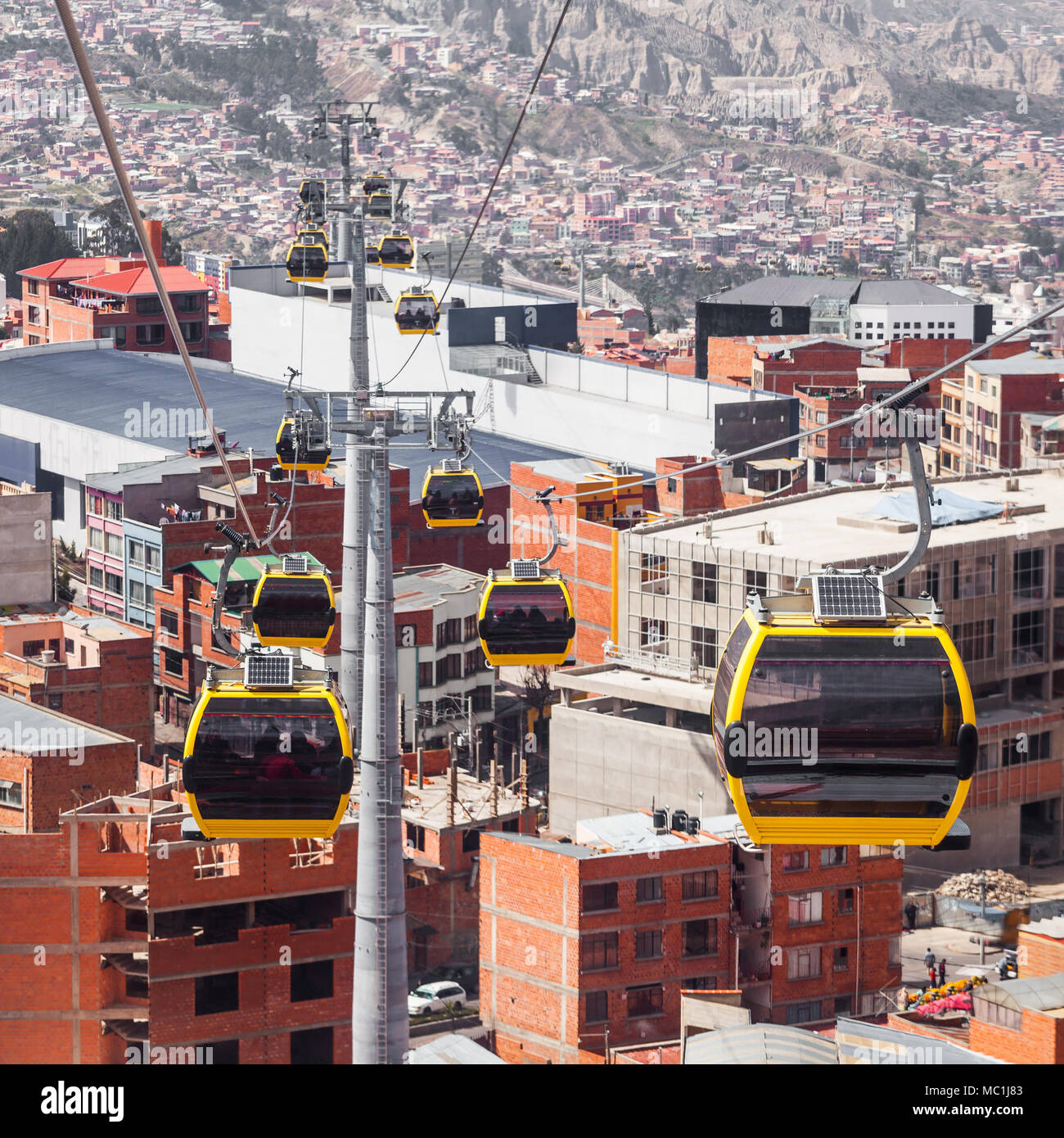 Mi Teleferico is an aerial cable car urban transit system in the city ...