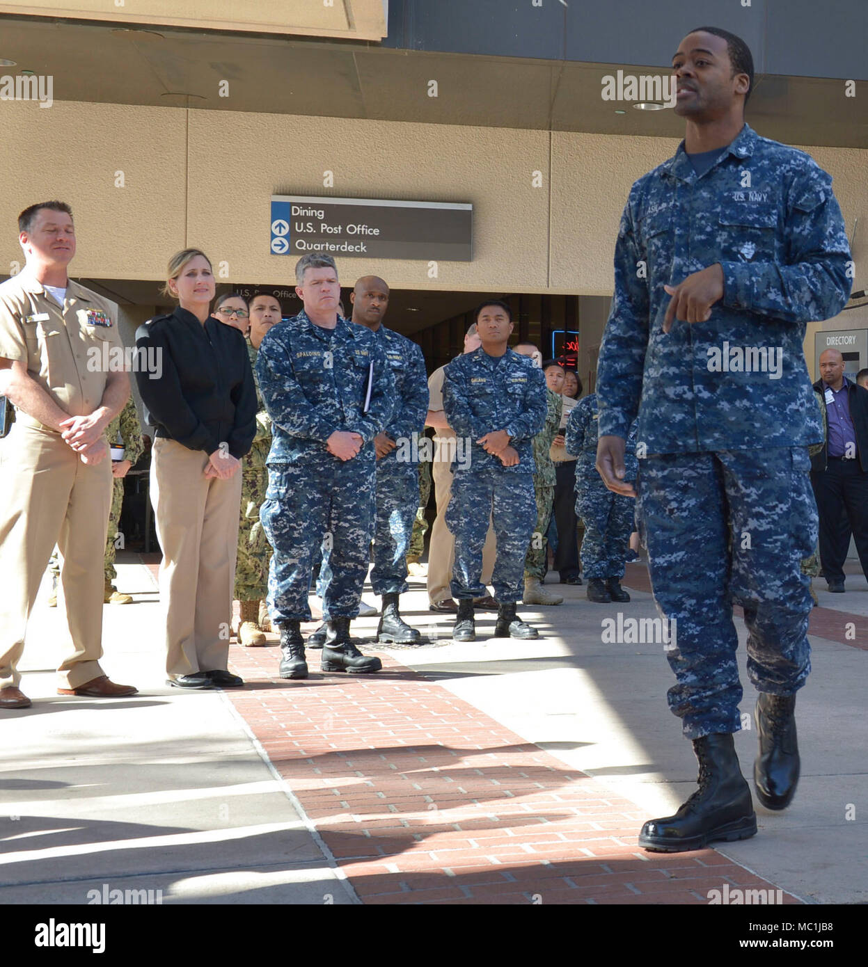 180124-N-NH199-036 (SAN DIEGO) -- Hospital Corpsman 3rd Class Derrick ...
