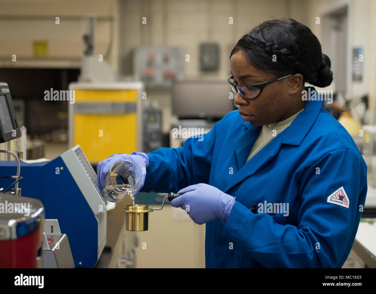 U.S. Air Force Tech. Sgt. Shanice Spearman, Aerospace Fuels Laboratory ...
