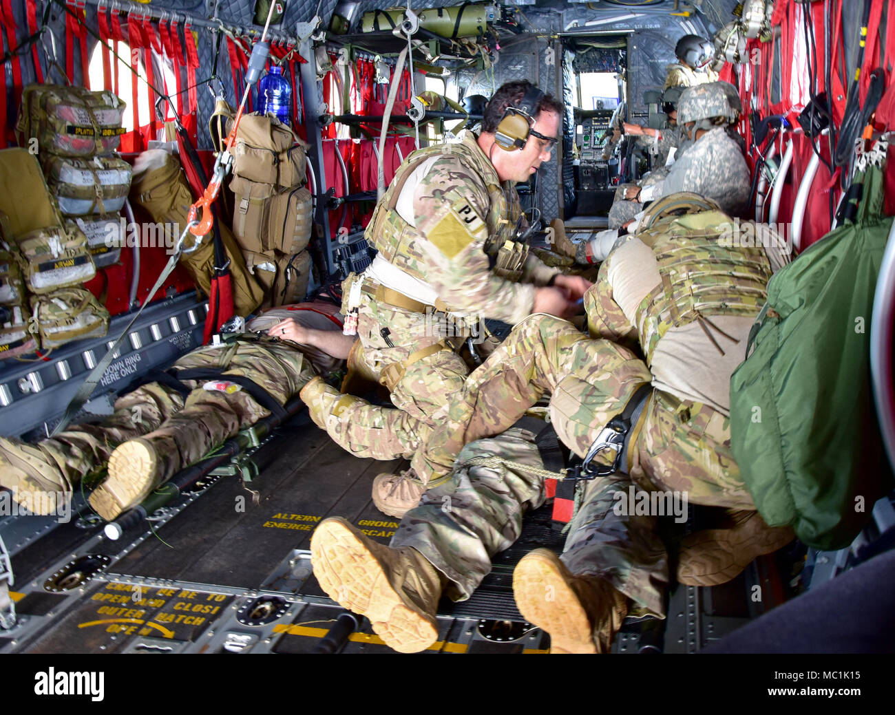 Parajumpers with 212th, Rescue Squadron, Alaska Air National Guard ...