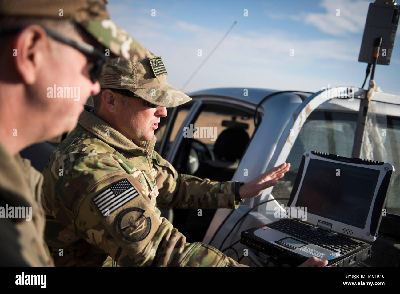 Tech Sgt. Matthew Coutts, assigned to the 332d Expeditionary Security ...