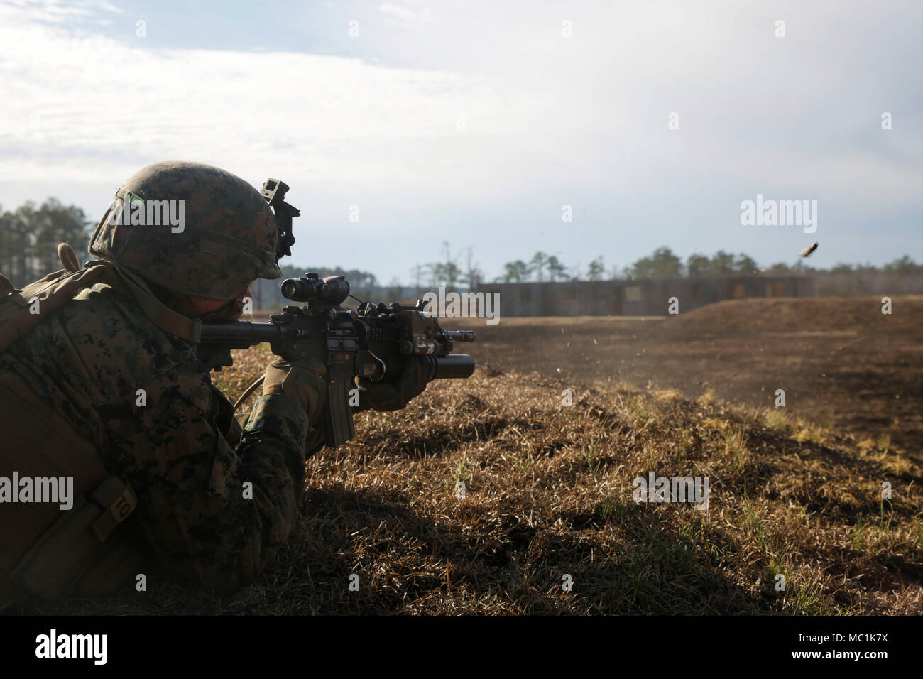 A Marine with 2nd Light Armored Reconnaissance Battalion, 2nd Marine ...