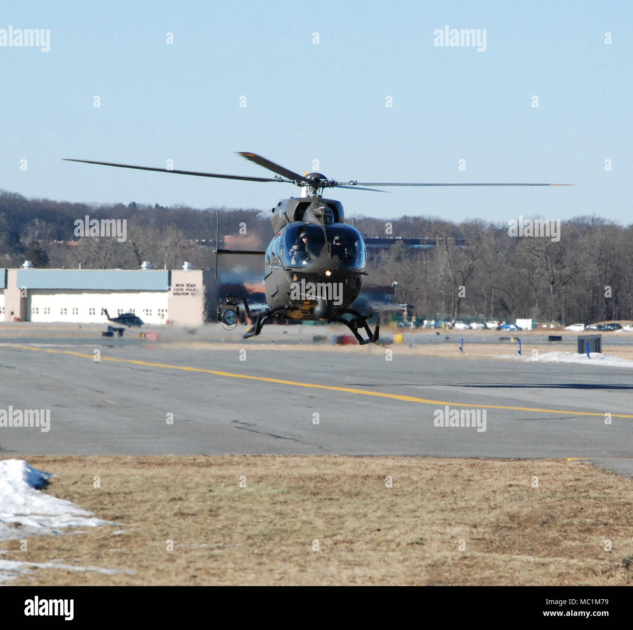 A UH-72 Lakota helicopter piloted by NewYork Army National Guard Chief ...
