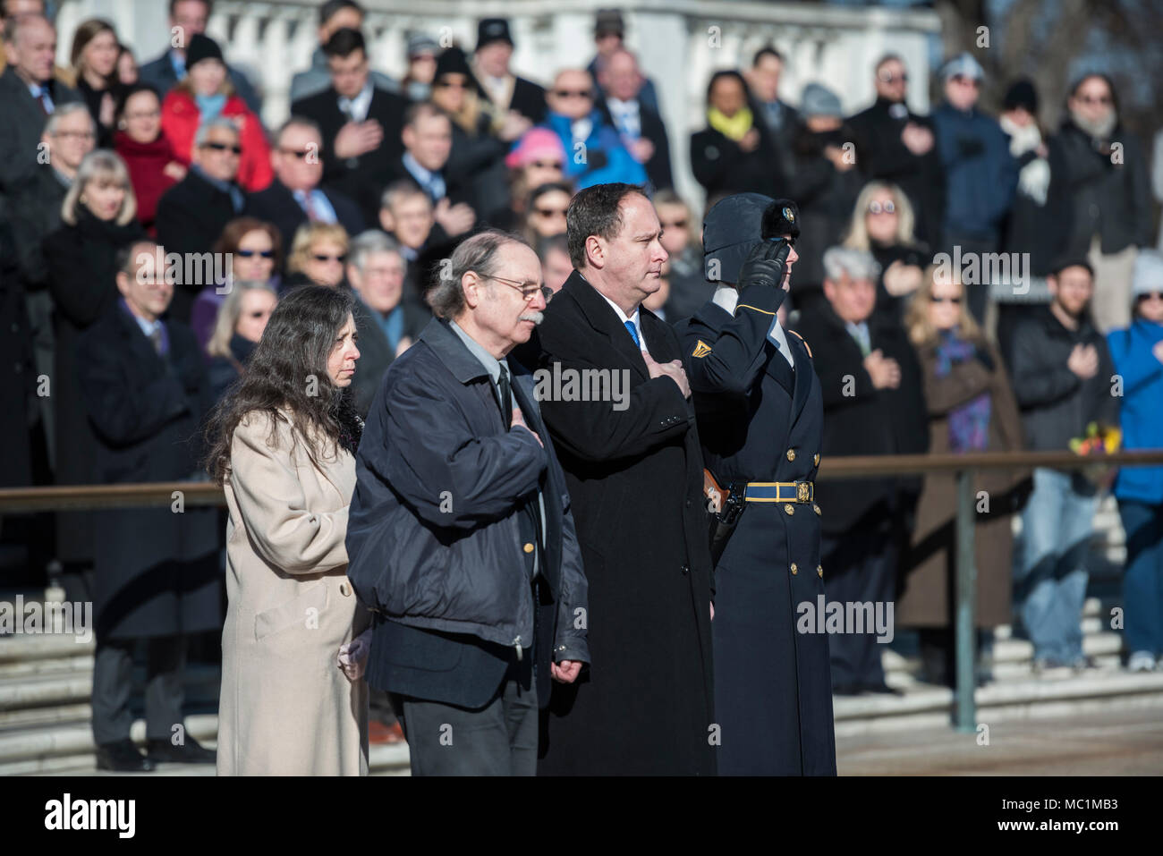 Amy Resnik (left), sister-in-law of the late space shuttle Challenger ...