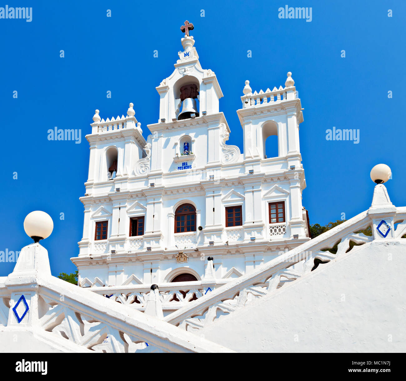 Our Lady of the Immaculate Conception Church, Goa, India Stock Photo ...