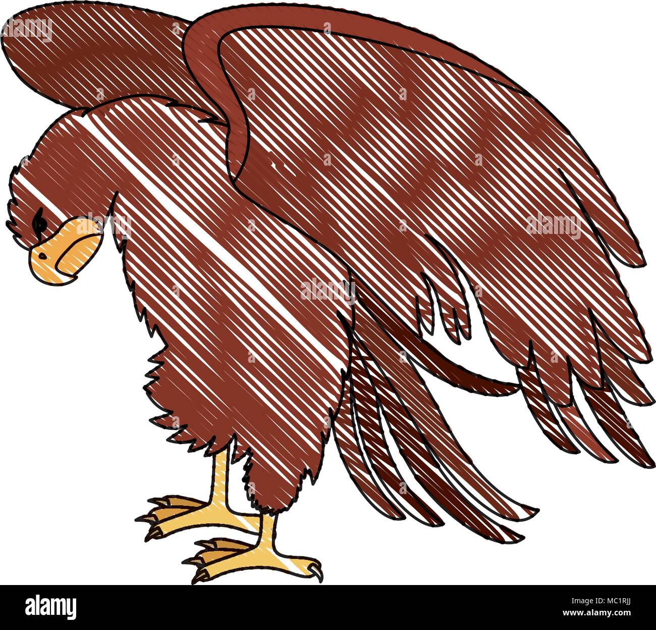 attacking eagle wild icon Stock Vector Image & Art - Alamy
