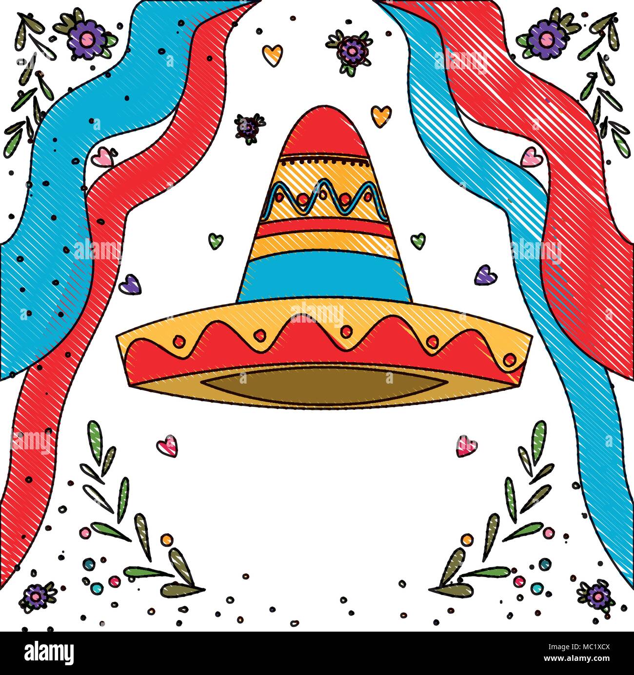 Mexican crown Stock Vector Images - Alamy