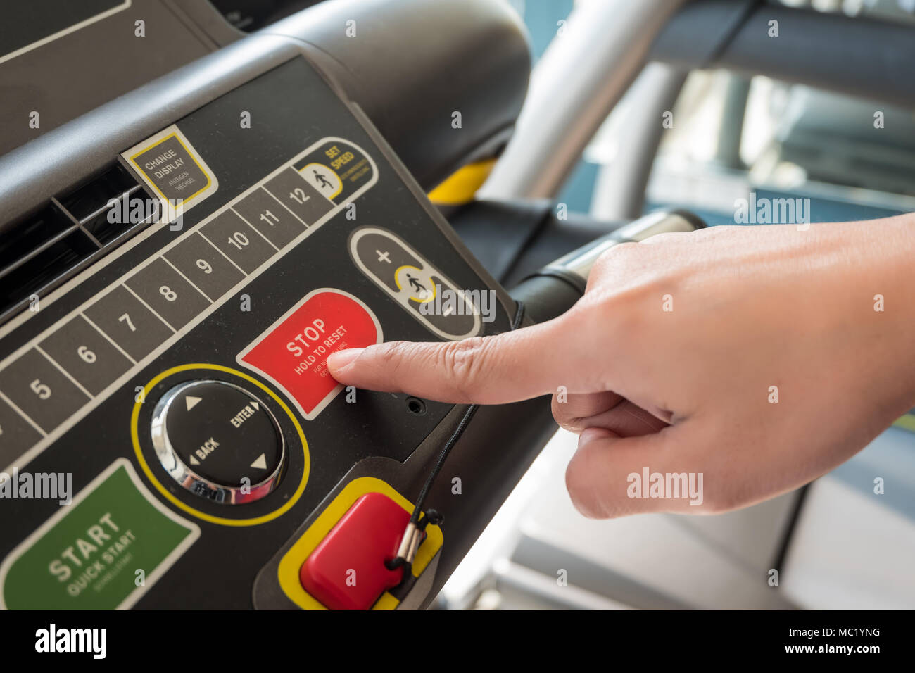 Stop machine hi-res stock photography and images - Alamy