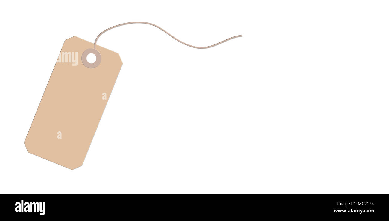 blank sale tag illustration backdrop Stock Photo - Alamy