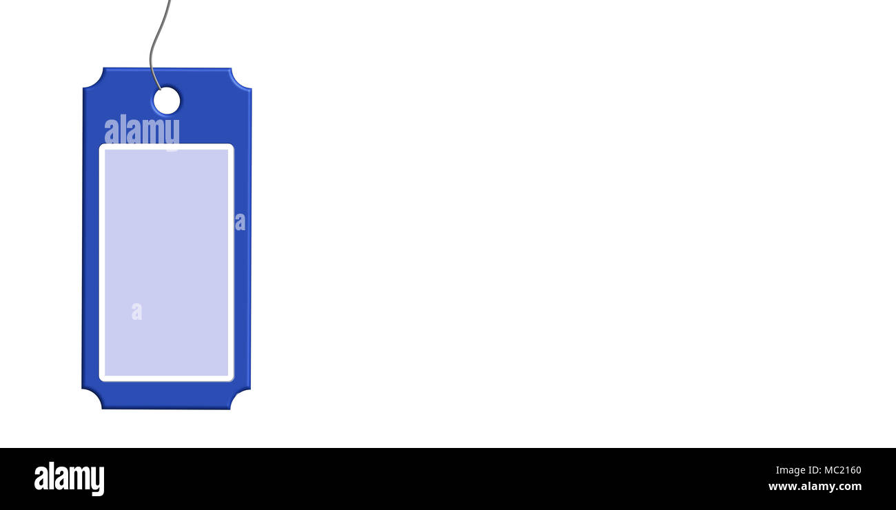 blank sale tag illustration backdrop Stock Photo - Alamy