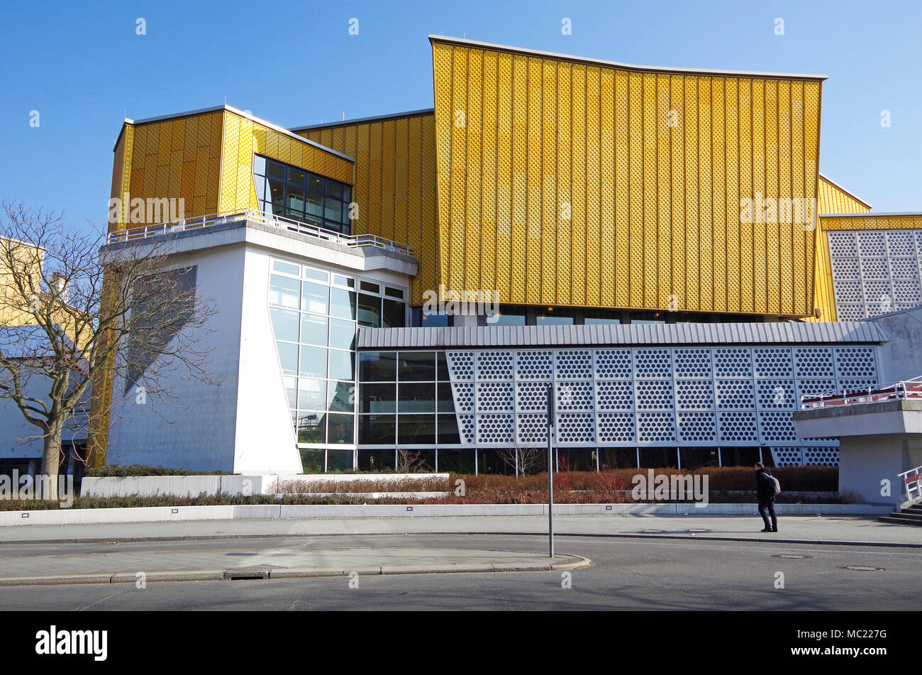 The Berliner Philharmonie concert hall, home to the Berlin Philharmonic ...