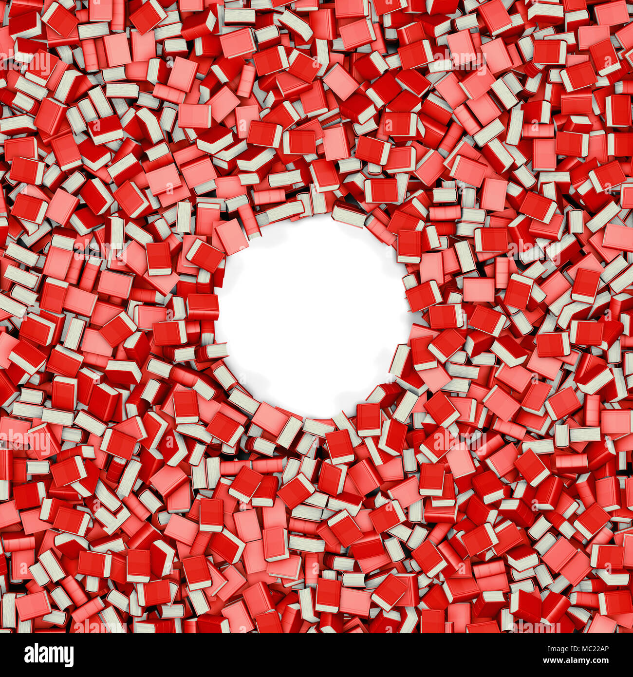 3d hundreds of books hi-res stock photography and images - Alamy