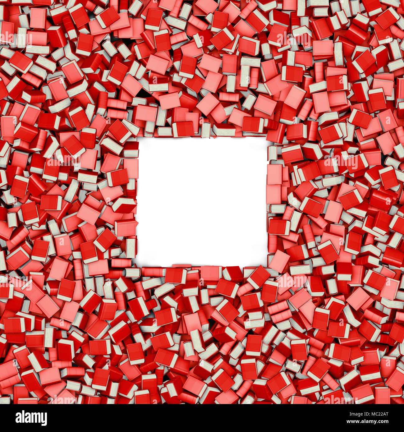 3d hundreds of books hi-res stock photography and images - Alamy