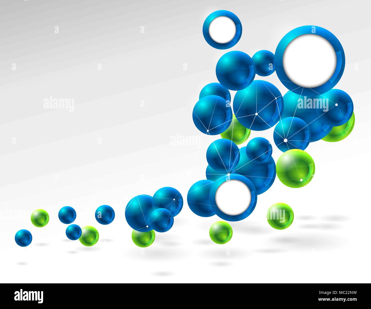 Connected spheres Stock Vector Images - Alamy