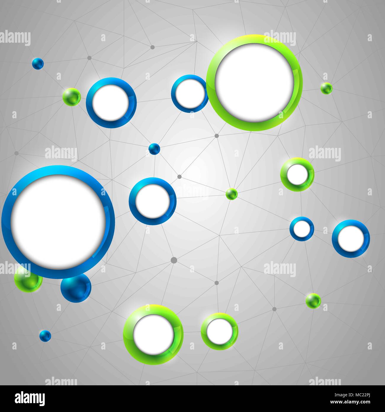 Connected spheres Stock Vector Images - Alamy