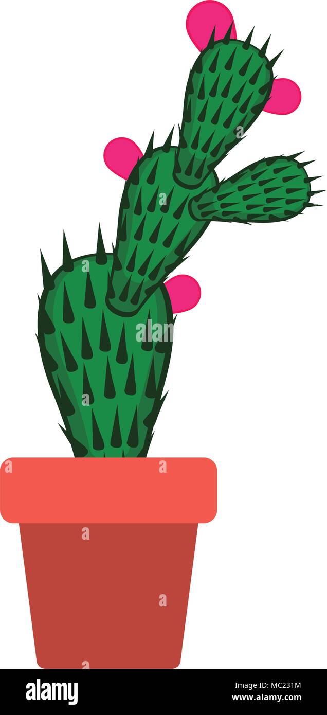 Nopales mexico Stock Vector Images - Alamy