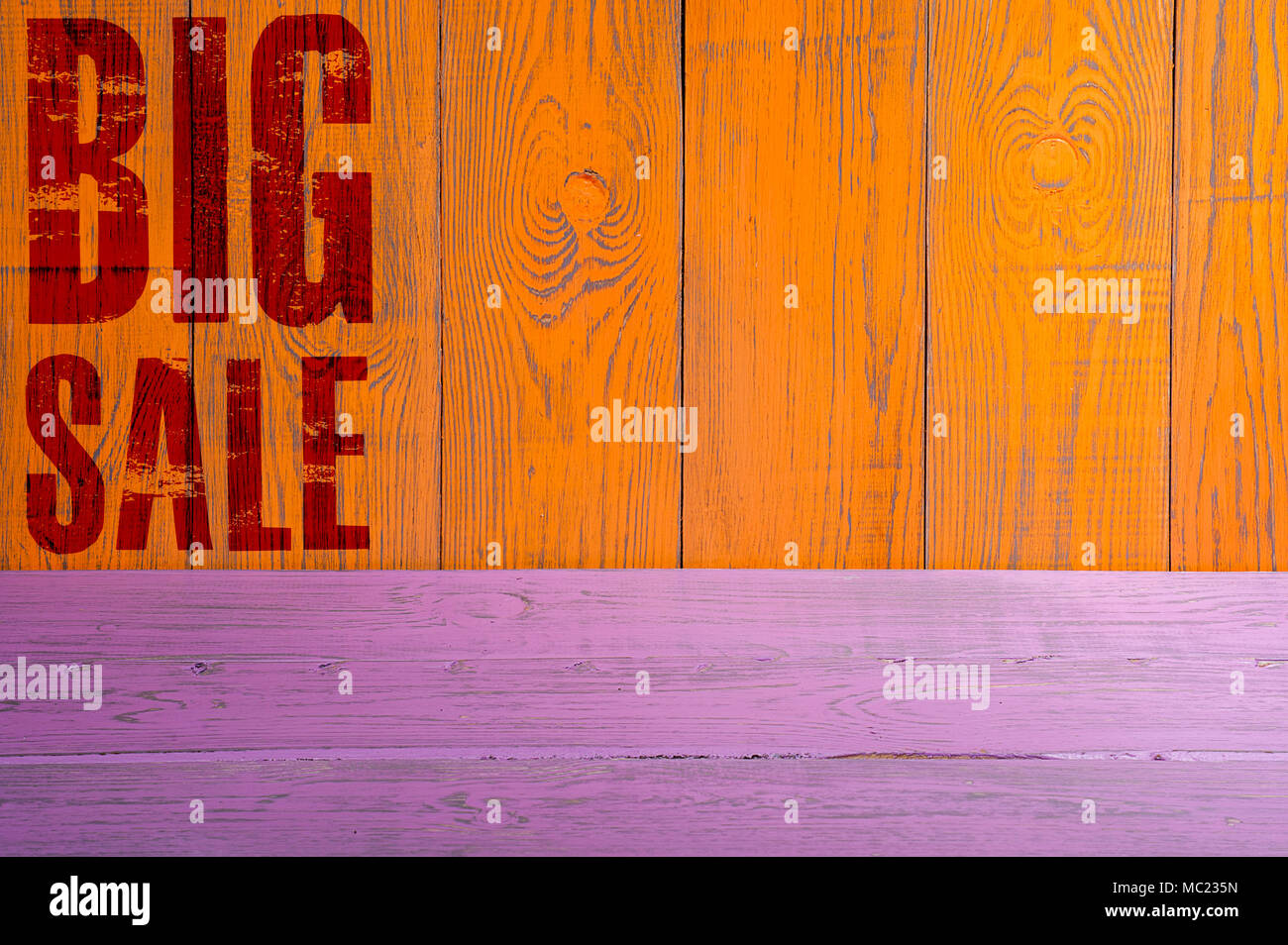 Red Big Sale Sign with Copy Space Stock Photo - Alamy