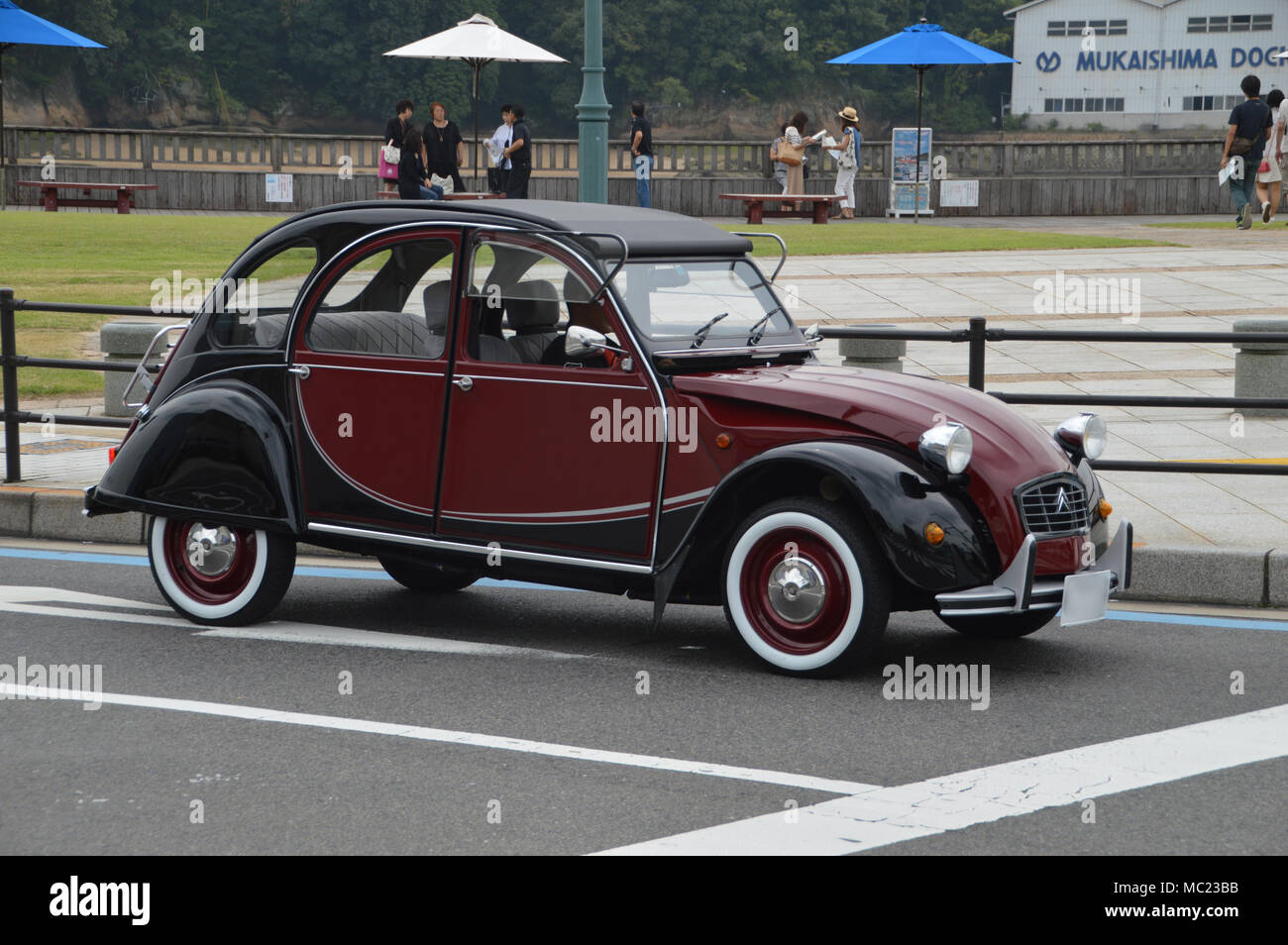 Old Citroen Car In Japan Stock Photo - Alamy