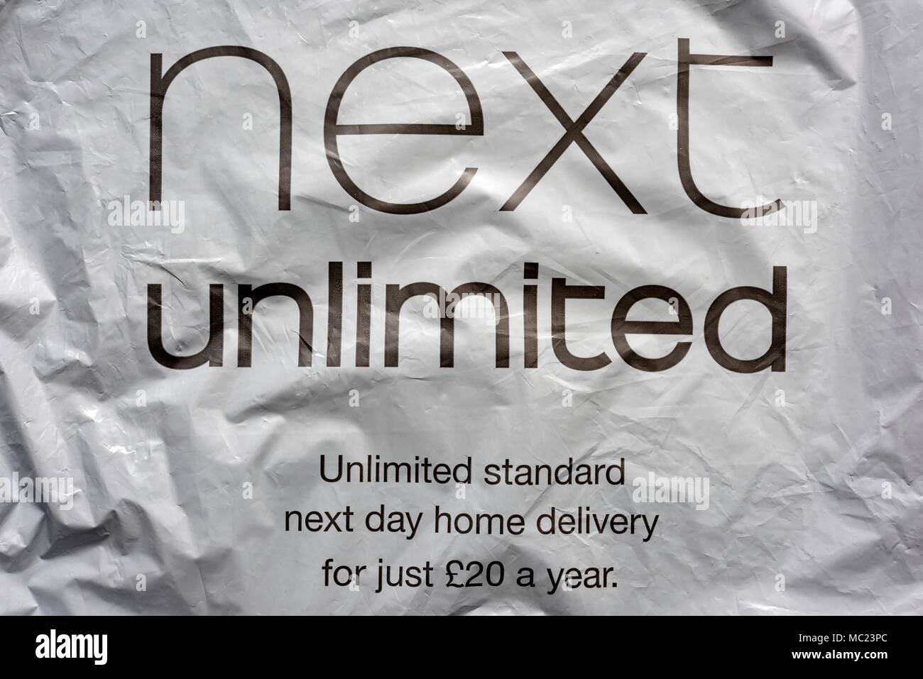 Next unlimited next day home delivery Stock Photo - Alamy