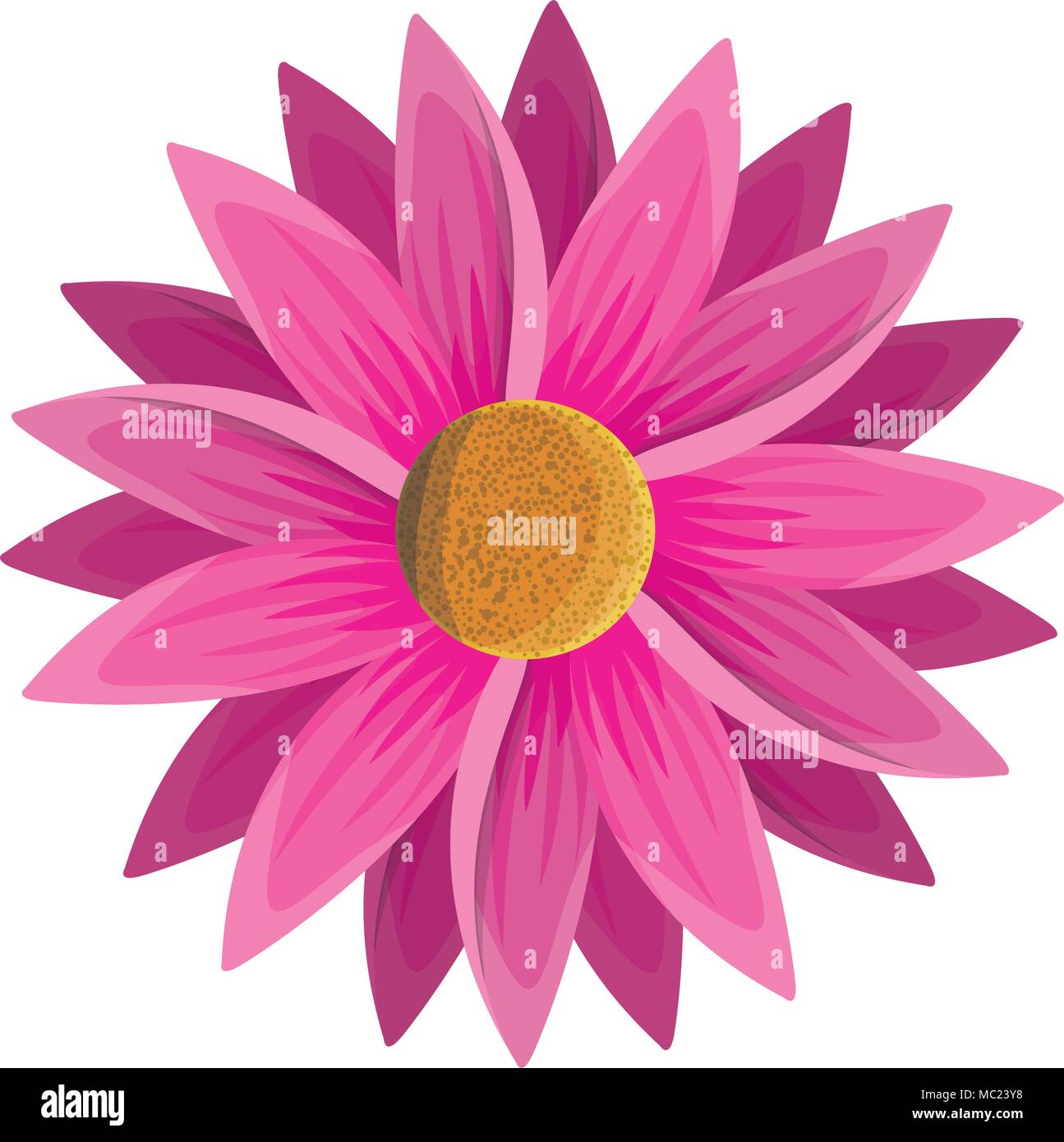 cute violet flower decorative icon Stock Vector Image & Art - Alamy