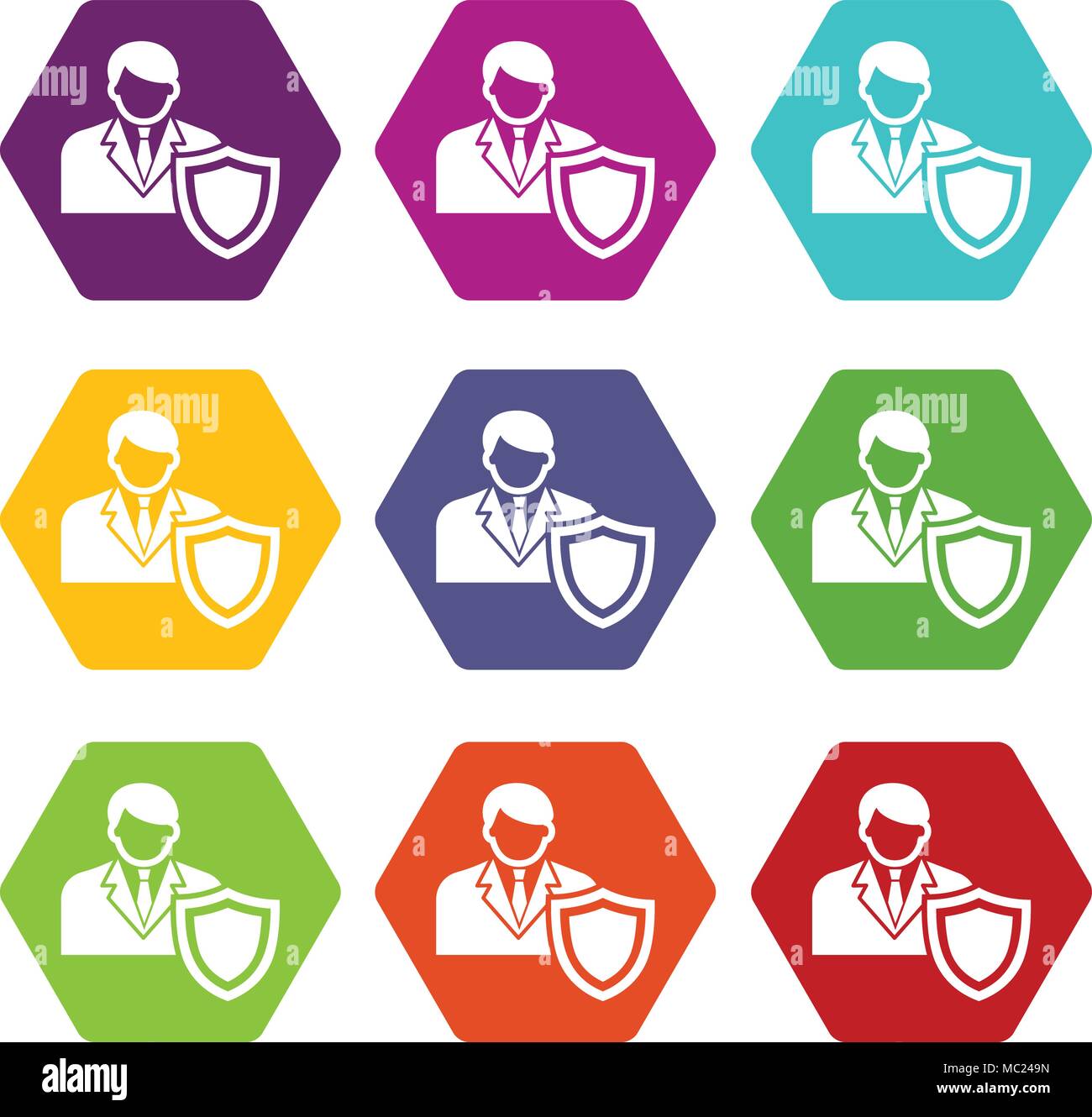 Happy businessman holding umbrella Stock Vector Images - Alamy