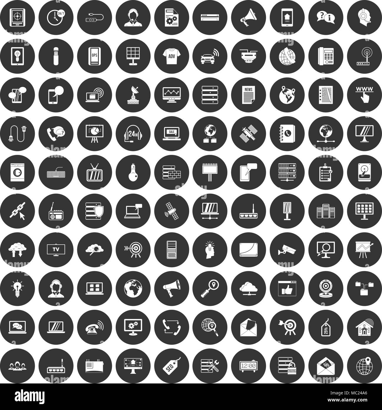 Telecommunications Icon Circle