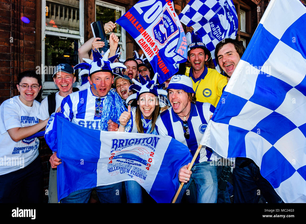 Brighton hove albion fans division hi-res stock photography and images ...