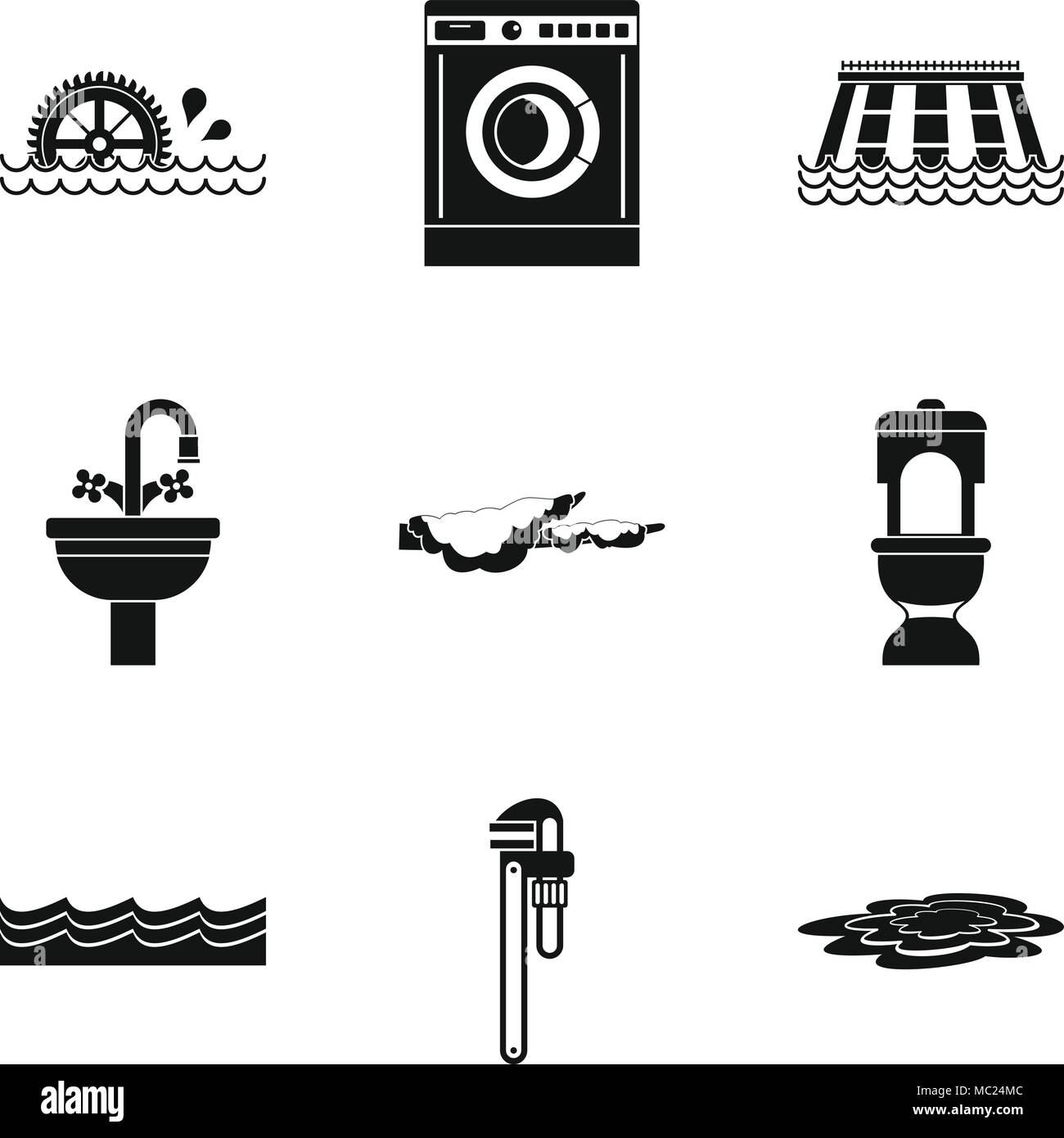 Dam surface Stock Vector Images - Alamy