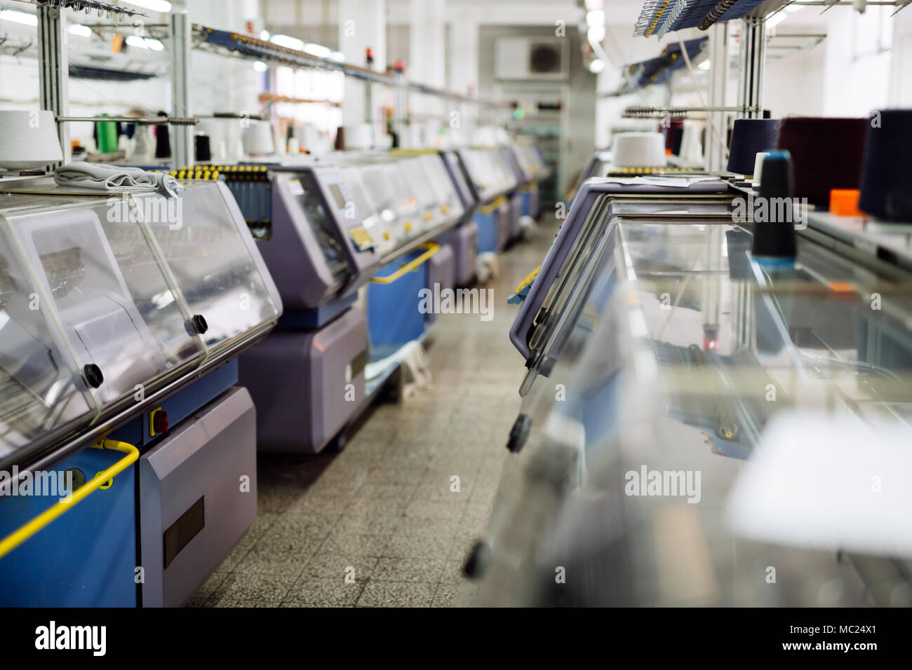 Automatic embroidery machines hi-res stock photography and images - Alamy