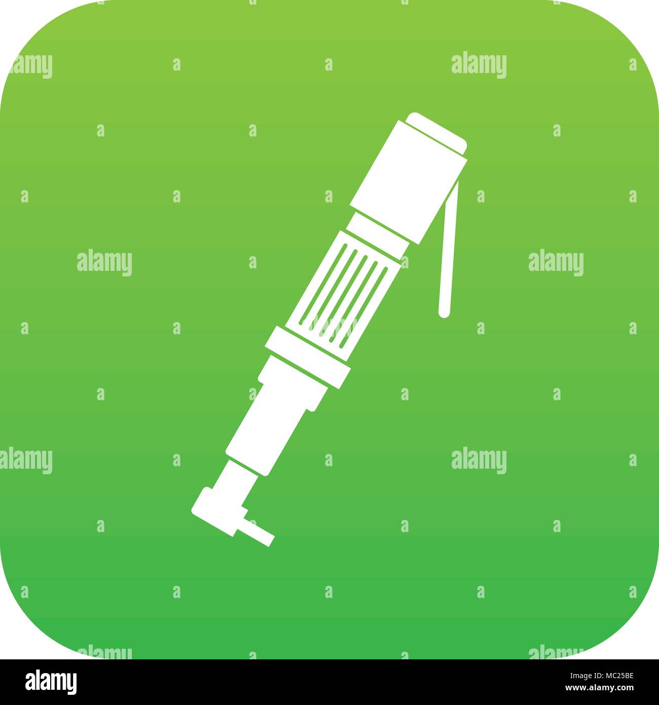 Pneumatic screwdriver icon digital green Stock Vector Image & Art - Alamy
