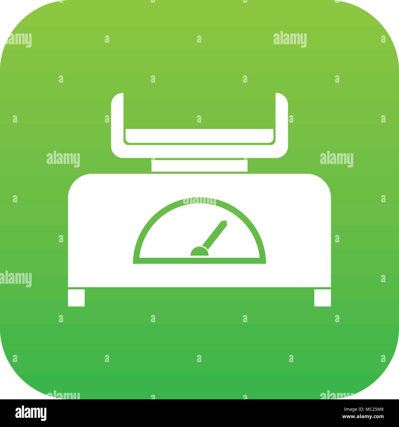 Weight scale icon digital green Stock Vector Image & Art - Alamy