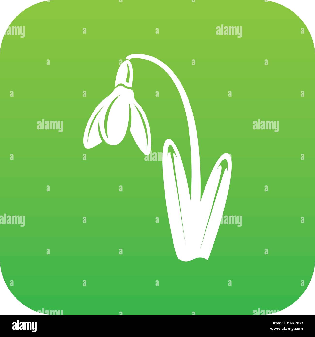 Dead flower icon green vector Stock Vector Image & Art - Alamy
